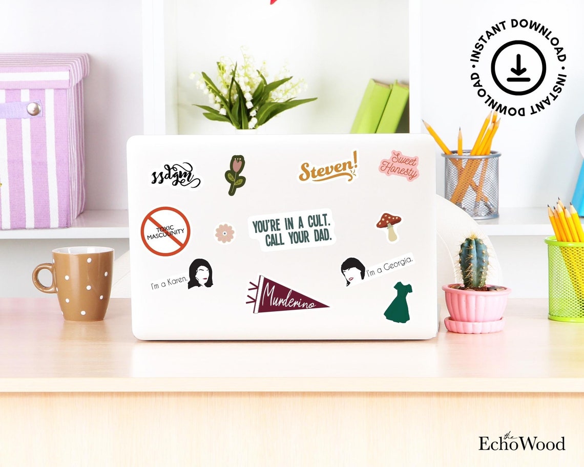 My Favorite Murder Sticker Sheet for Cricut, MFM Stickers True Crime ...