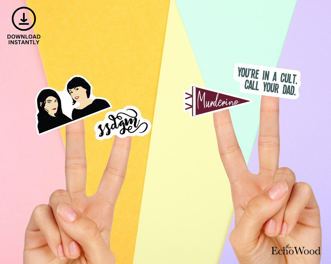 My Favorite Murder Sticker Sheet for Cricut, MFM Stickers True Crime ...