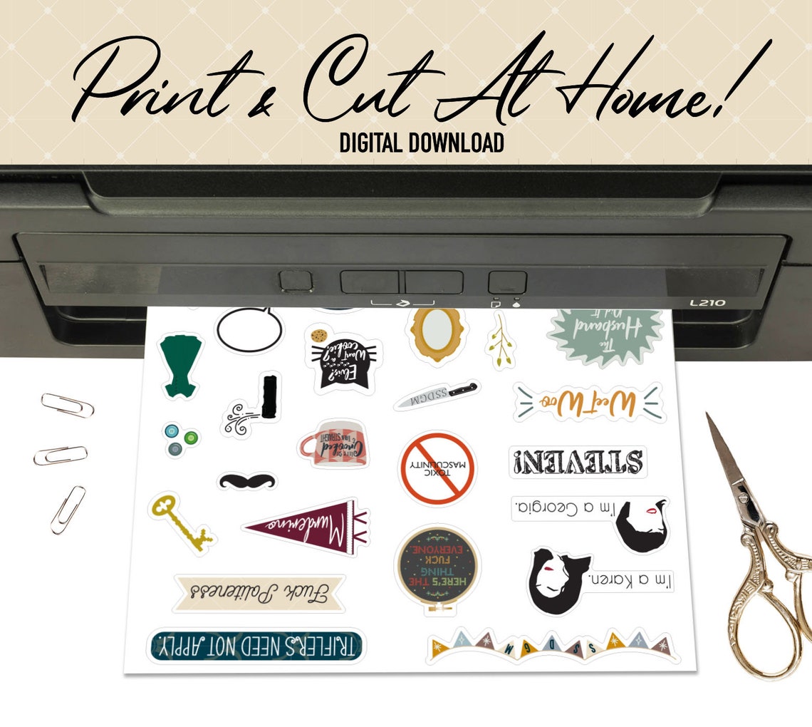 My Favorite Murder Sticker Sheet for Cricut MFM Stickers My - Etsy