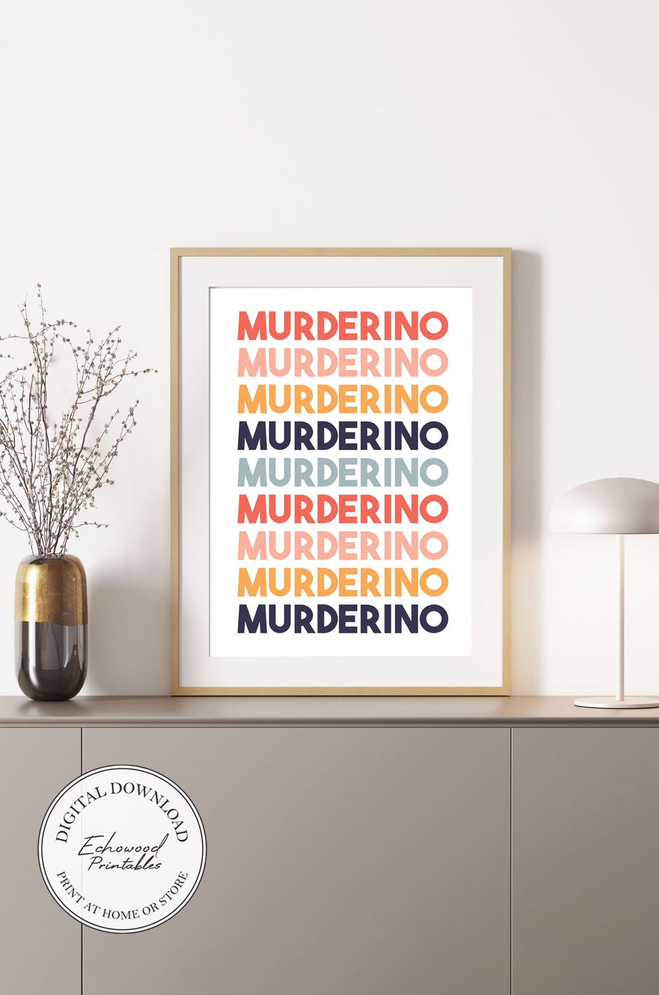 Murderino My Favorite Murder Poster for Cubicle Decor for Women, True ...