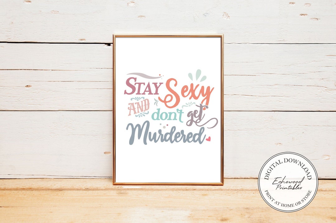 My Favorite Murder Art Print and True Crime Decor, SSDGM Murderino Art ...