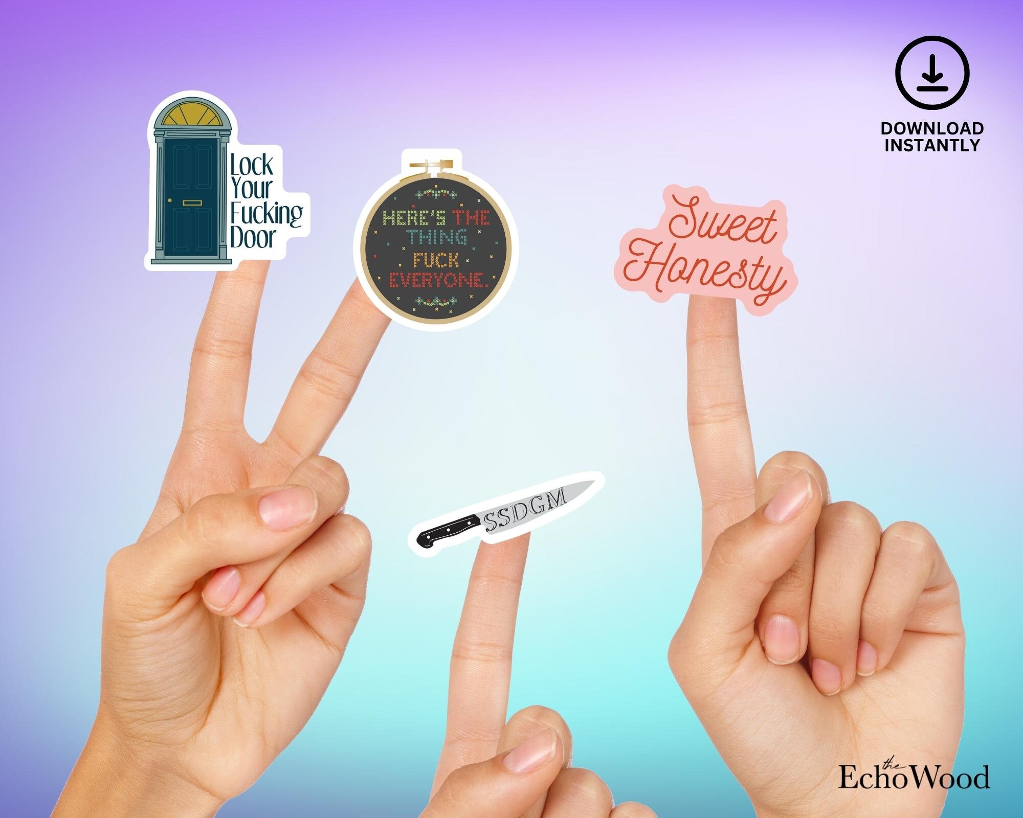 My Favorite Murder Sticker Sheet for Cricut, MFM Stickers True Crime ...