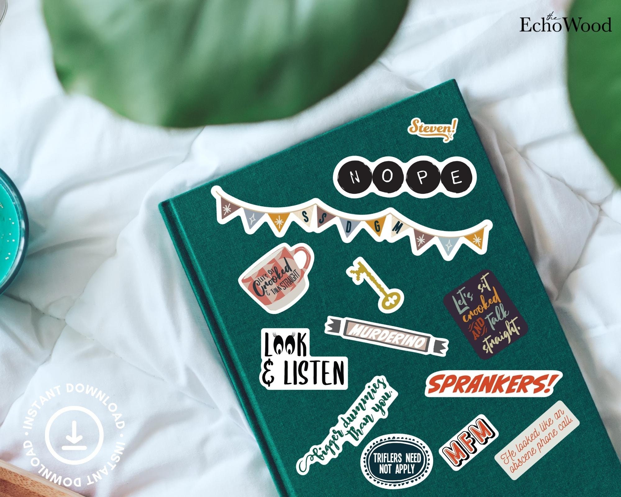 My Favorite Murder Sticker Sheet for Cricut, MFM Stickers True Crime ...