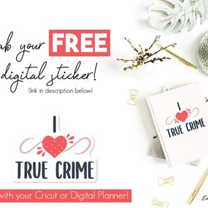My Favorite Murder Sticker Sheet for Cricut MFM Stickers My - Etsy