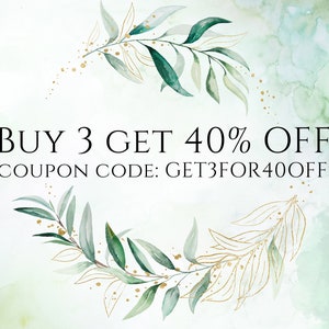 Watercolor Green Leaves Clipart, Foliage, Watercolor Botanical Hand ...