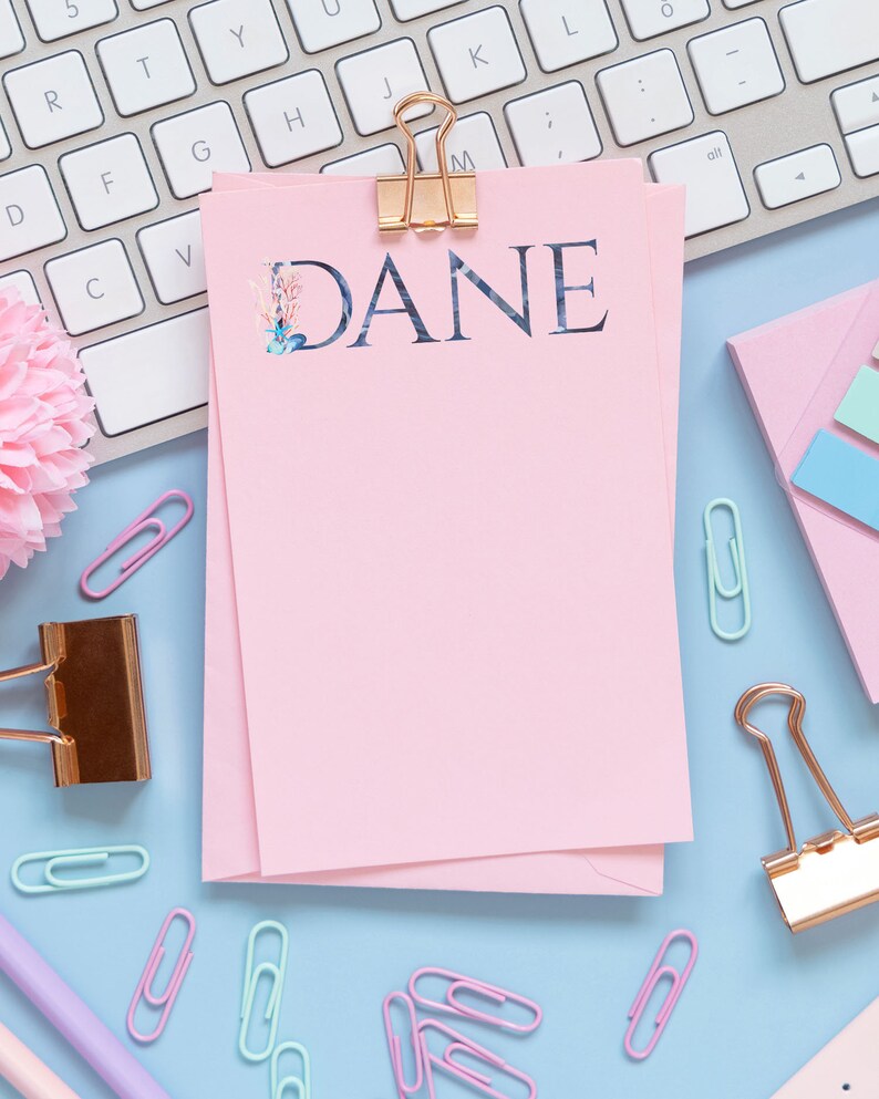 Watercolor Sea Letters, Numbers and Ampersand, Seaweeds, Seashells ...