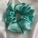 Mint Green Satin Scrunchies - Etsy