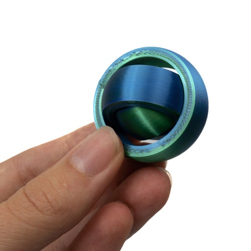 Gyro Planetary Fidget Rings Ring Sensory Spinner Tinker - Etsy