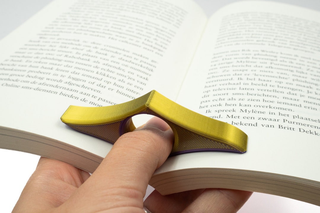 Book Page Holder for Thumb, Book Holder, Keep Pages Open, Gift for Book ...