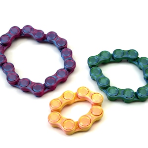 Chain Link Fidget, Sensory ADHD Autism Tinker Tool, Stress Relief, Desk ...