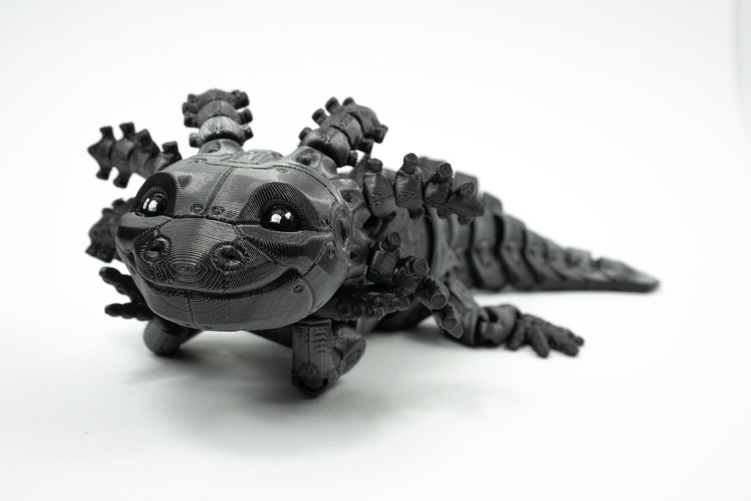 Robot Axolotl Fidget Toy Robolotl Gift Metallic Robot Gift - Etsy