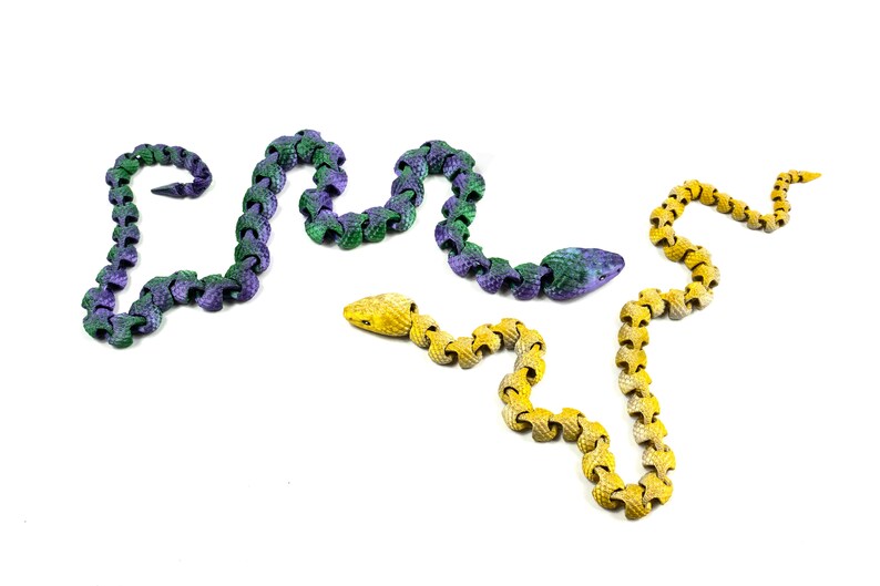 Snake Fidget Toy Flexible Articulated Long Snake Gift - Etsy