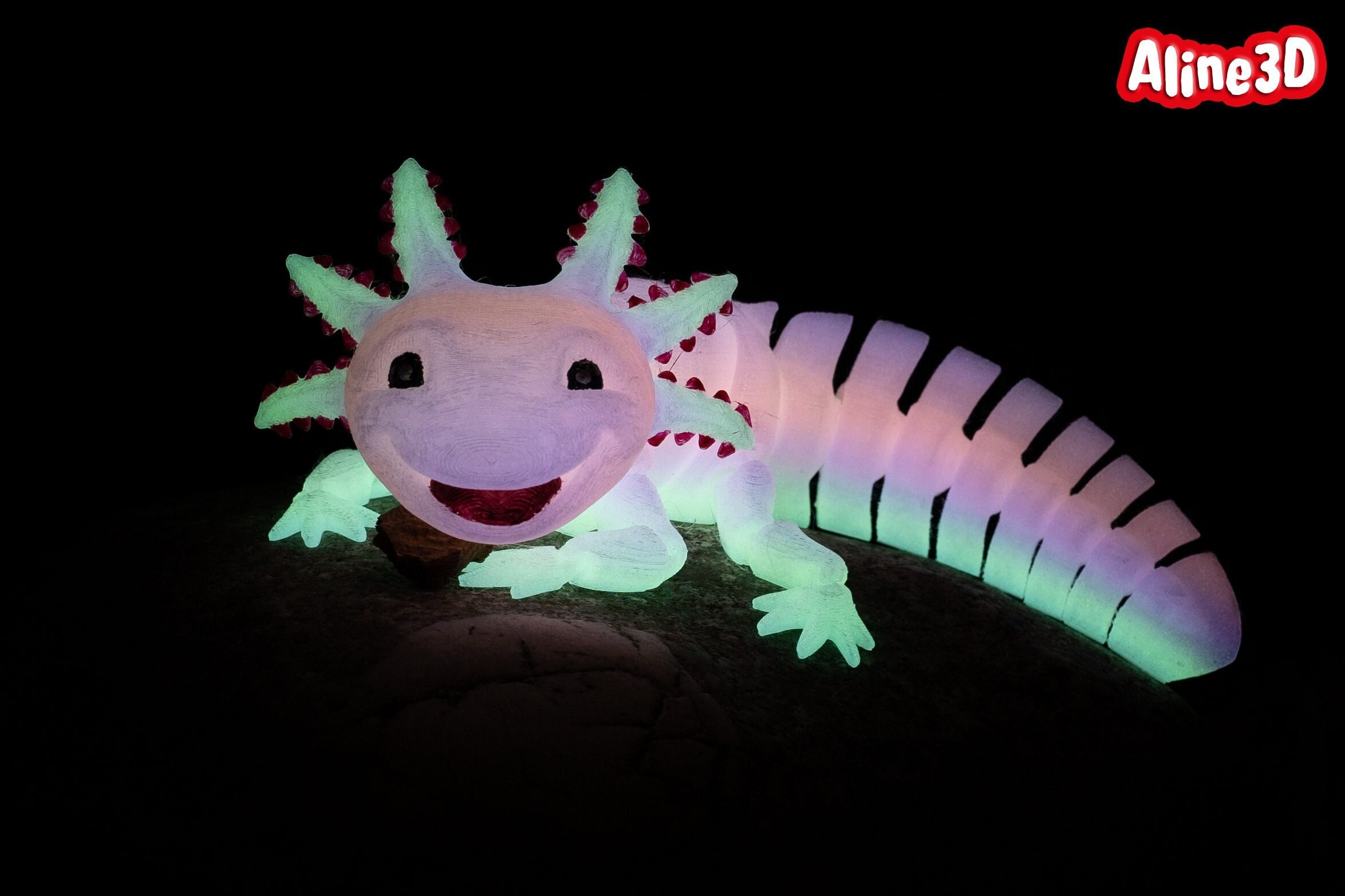 Axolotl Glow In The Dark
