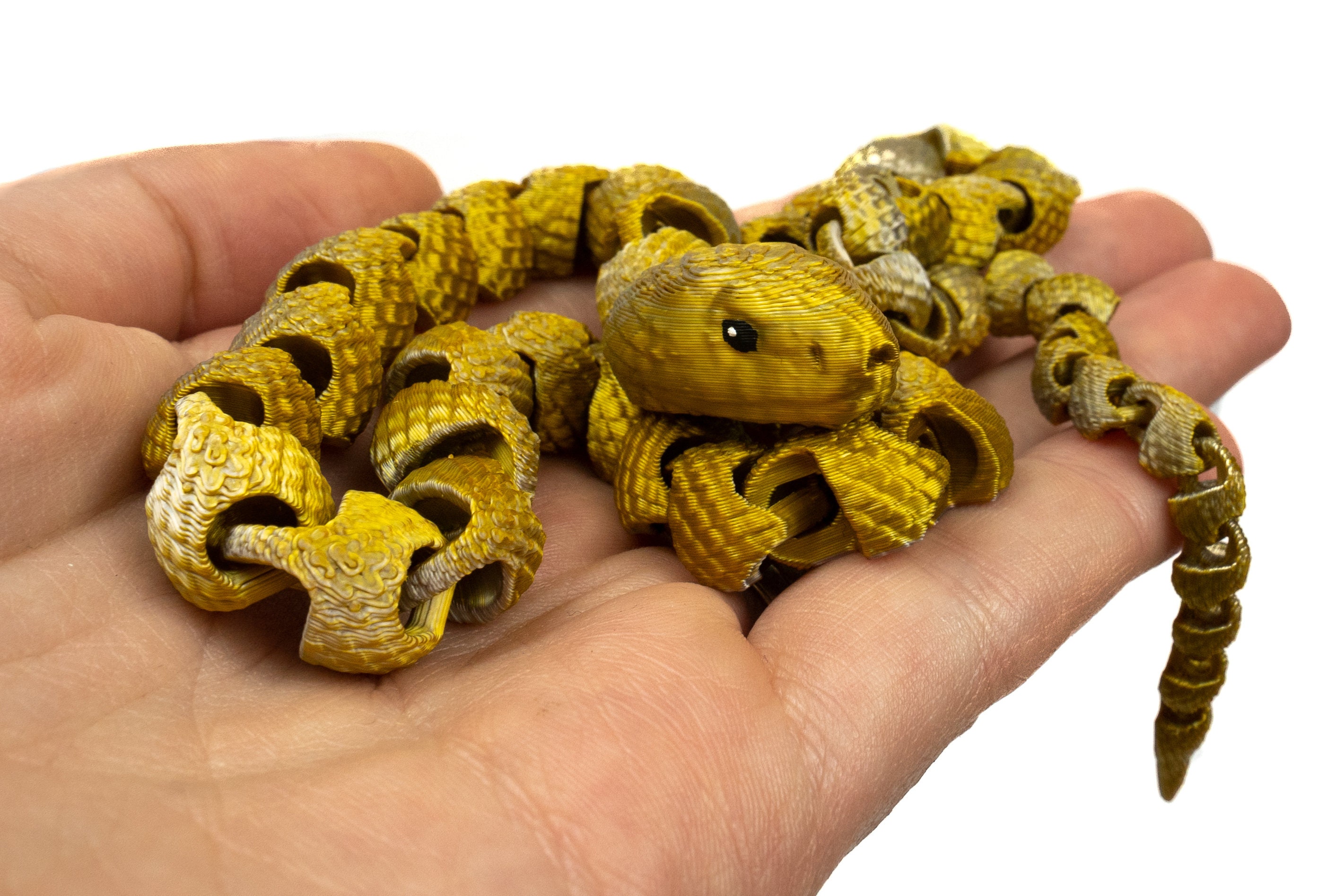 Snake Fidget Toy Flexible Articulated Long Snake Gift - Etsy