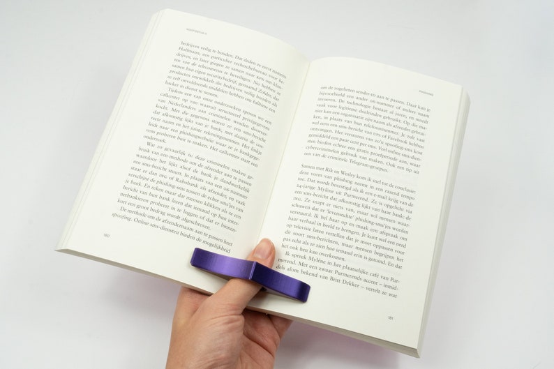 Thumb Book Page Holder | Book Page Holder for Reading | Keep Pages Open ...