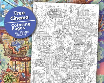 Cinematone Coloring Pages
