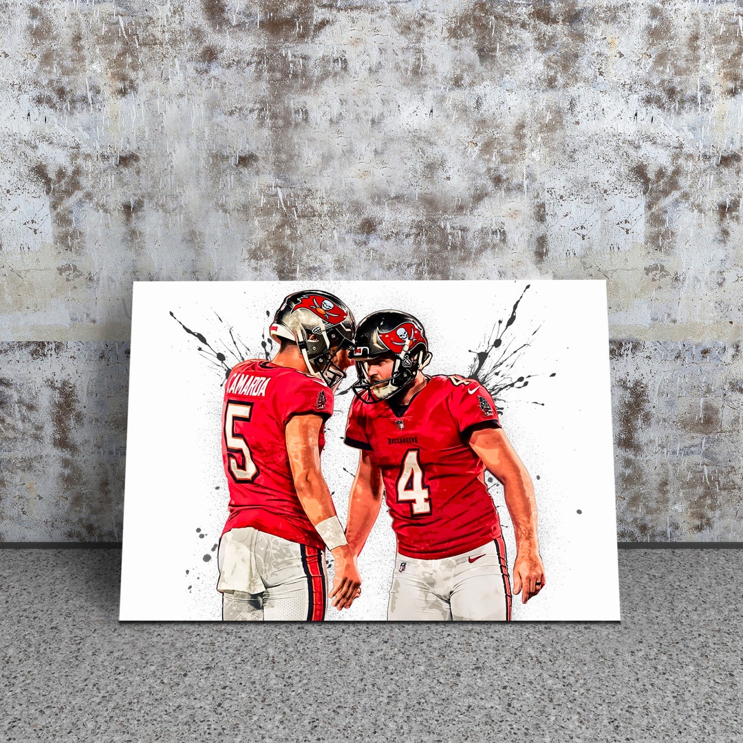 Jake Camarda Chase Mclaughlin Poster, Football, Painting Hand Made ...