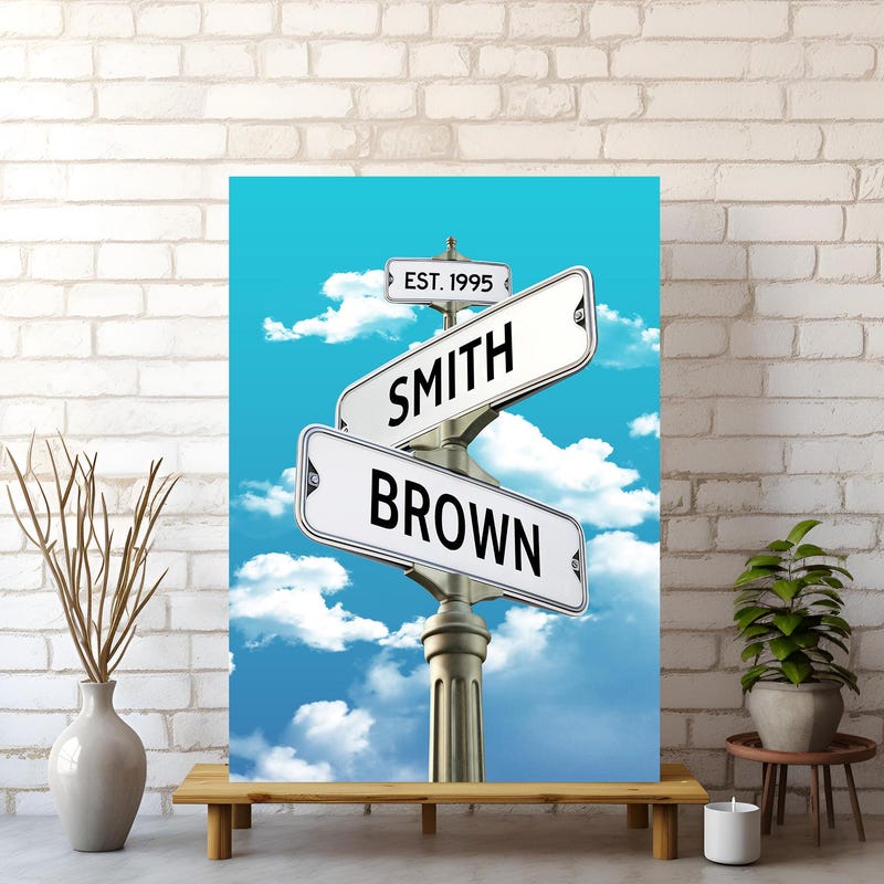 Wedding Street Sign - Etsy