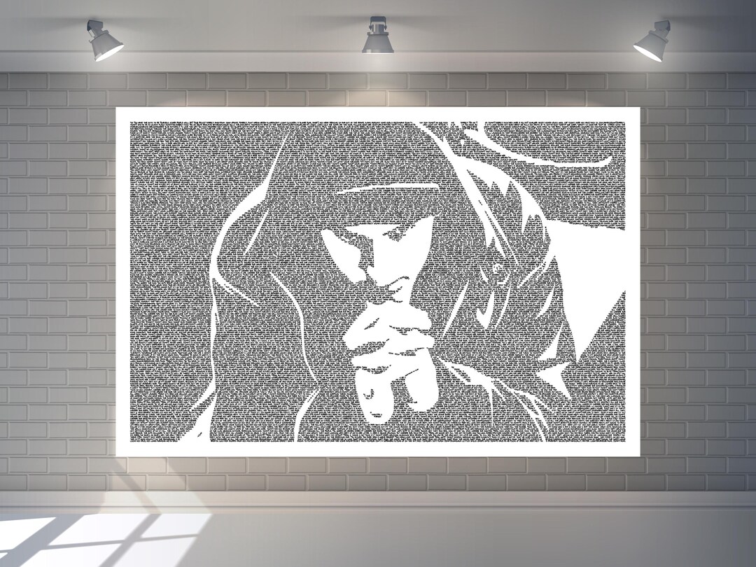 8 Mile, Script, Handwritten Poster, Canvas Print, Poster Print, Wall ...