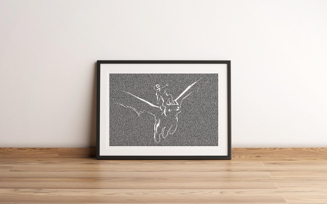 How to Train Your Dragon, Script, Handwritten Poster - Etsy UK