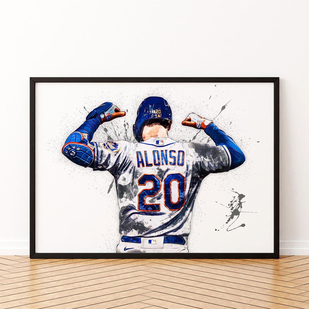 Pete Alonso, Baseball Player, Baseball Canvas Print, Baseball Poster ...