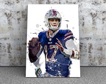Buffalo Bills Wall Canvas - Etsy