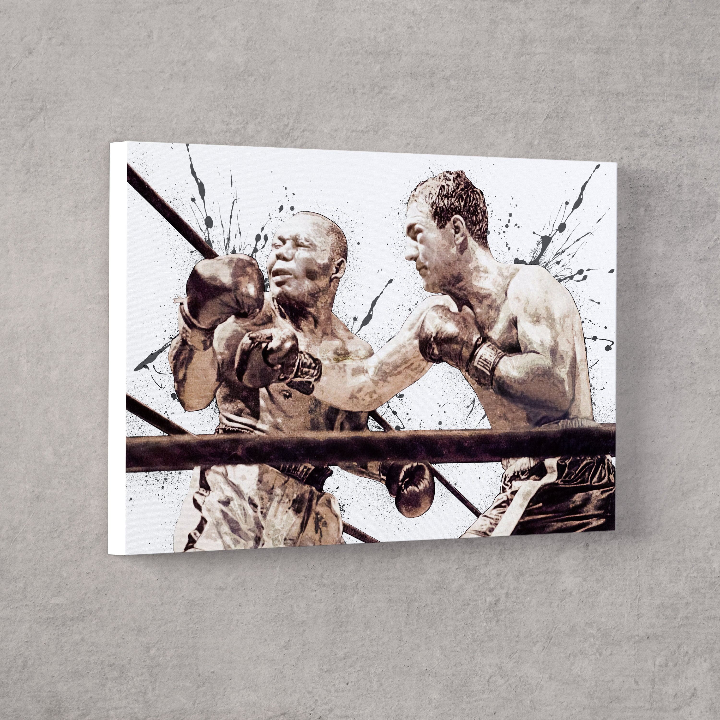 Rocky Marciano Poster, Canvas Wrap, Man Cave, Game Room, Kids Room - Etsy