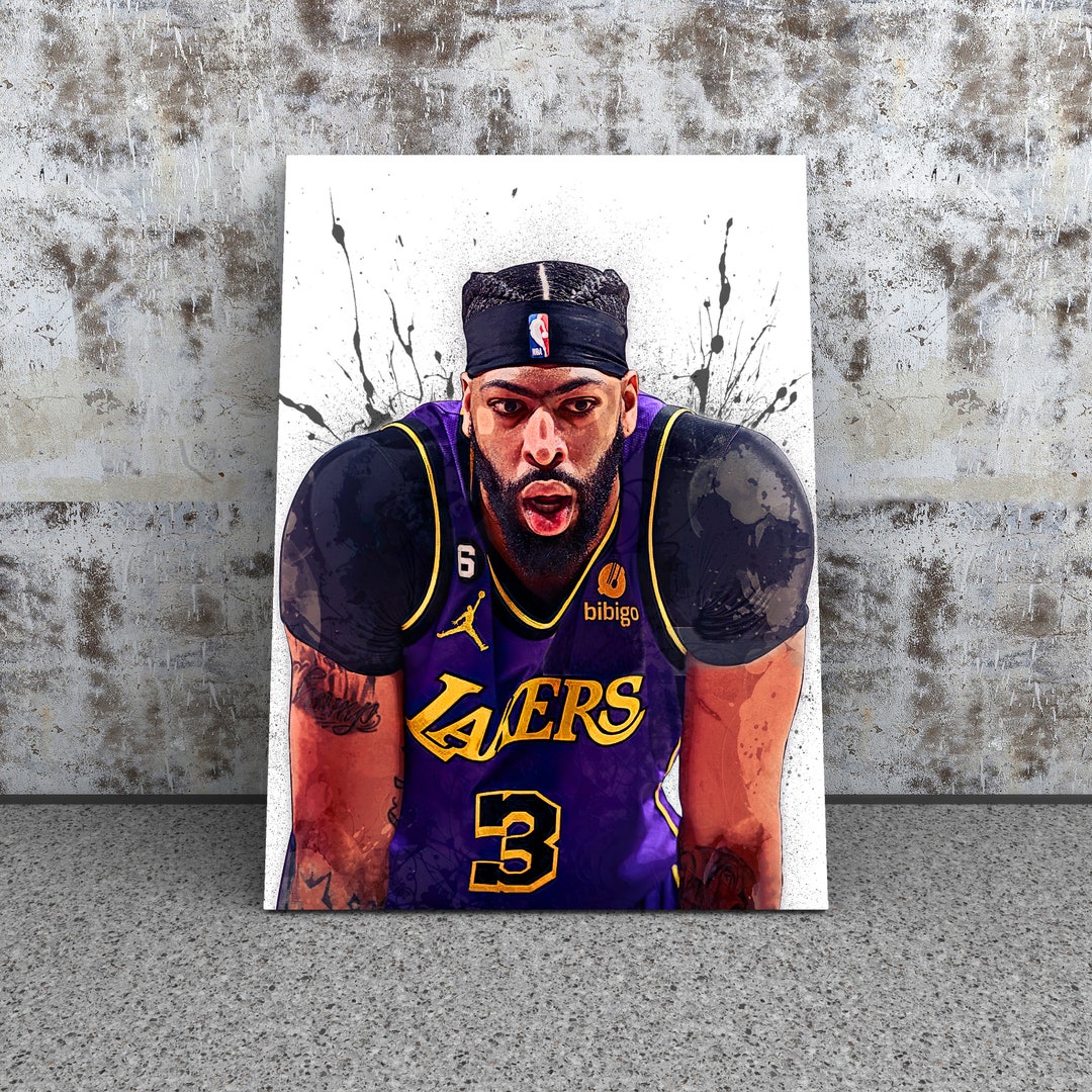 Anthony Davis Poster Basketball Painting Hand Made Posters - Etsy