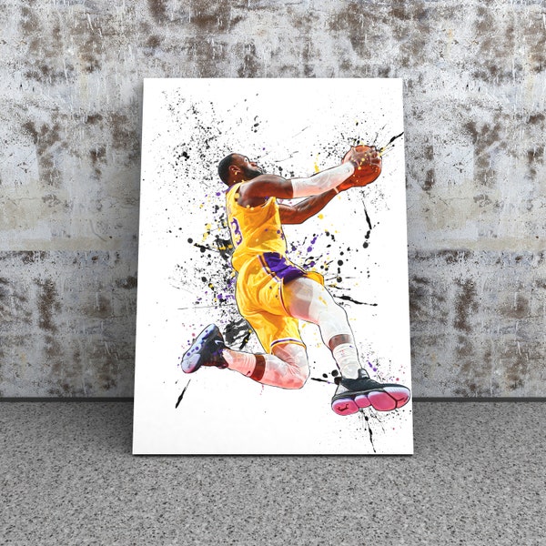 Lebron Painting - Etsy