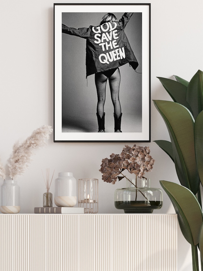 Kate Moss God Save the Queen Poster Kate Moss Print Fashion - Etsy ...