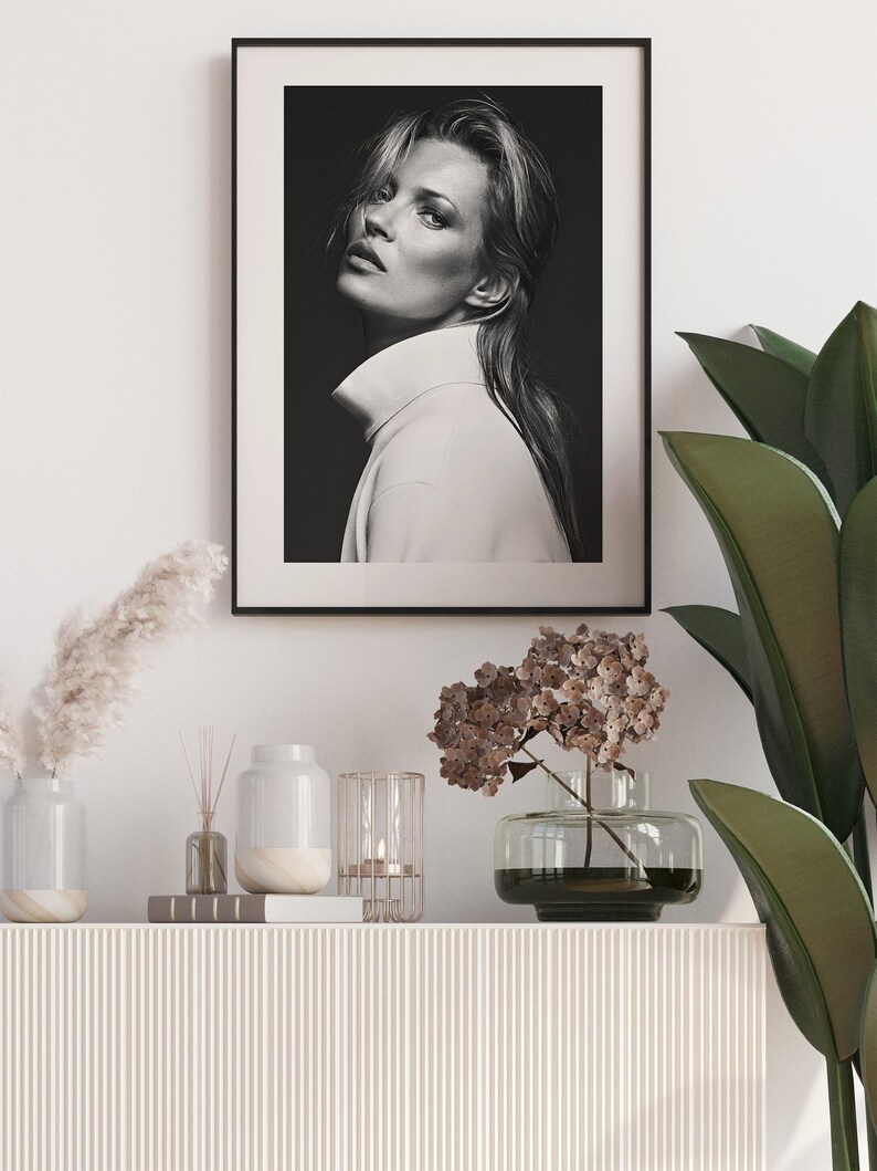Kate Moss Fashion Photo Kate Moss Poster Print Digital - Etsy