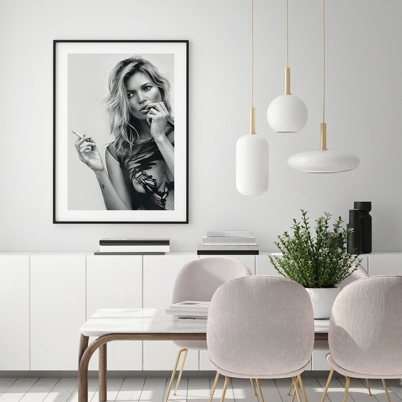 Kate Moss Fashion Photo, Kate Moss Poster Print, Digital Download ...