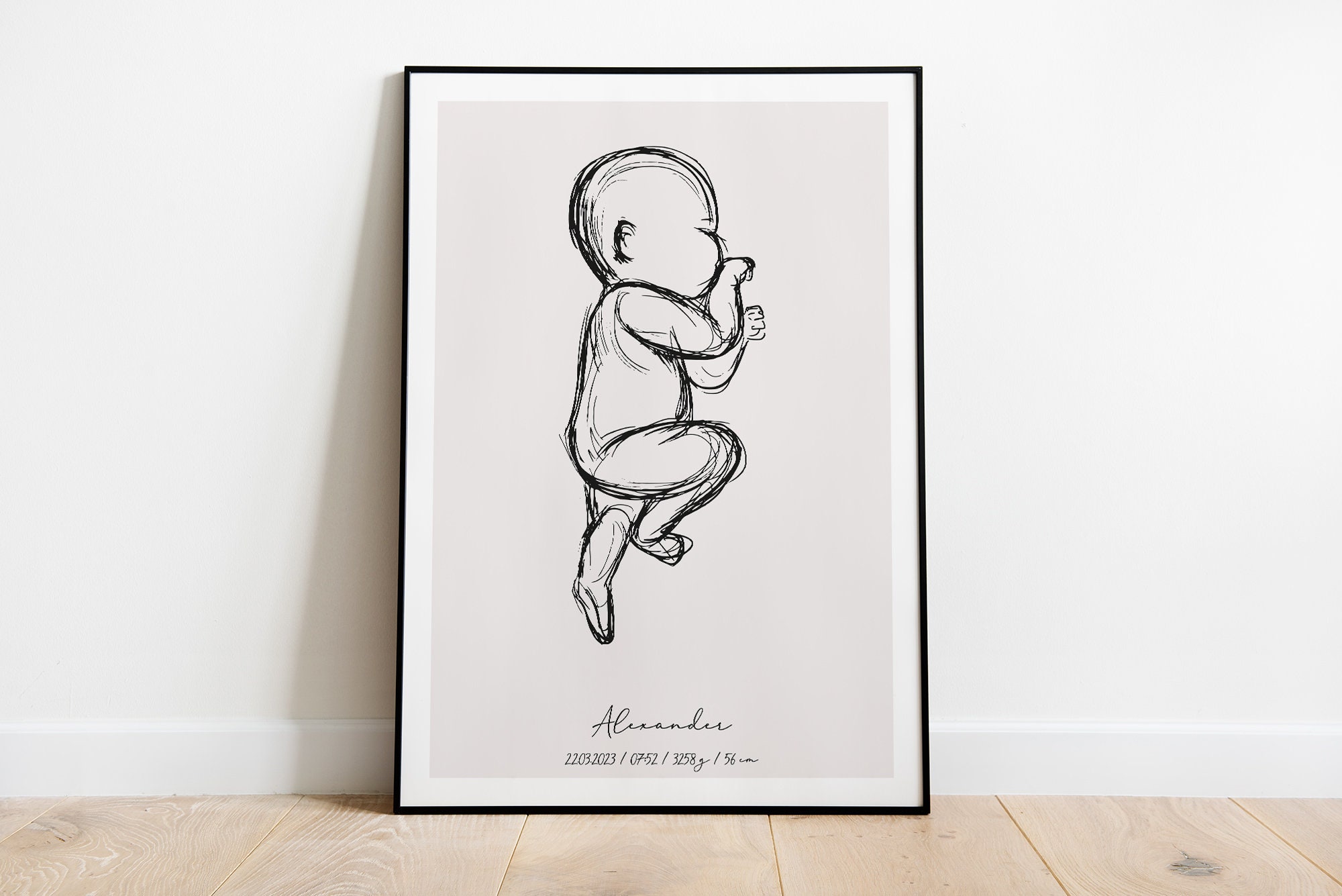 Custom Newborn Birth Poster, Personalised Baby Poster, Nursery Decor ...