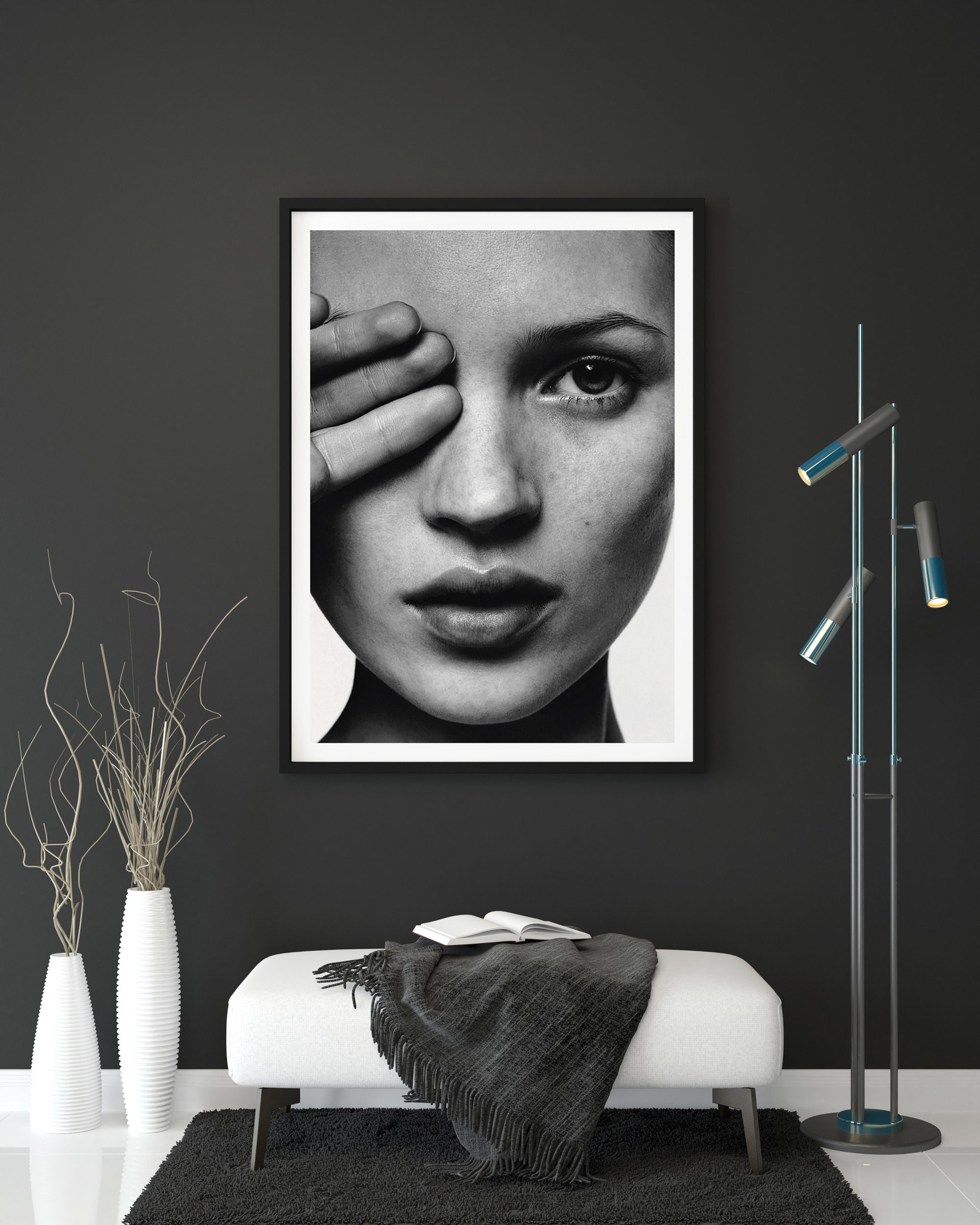 Kate Moss Fashion Photo, Kate Moss Poster Print, Digital Download ...