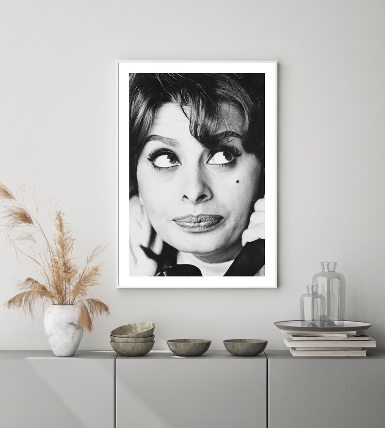 Sophia Loren Print INSTANT DOWNLOAD Sophia Loren Art Wall - Etsy