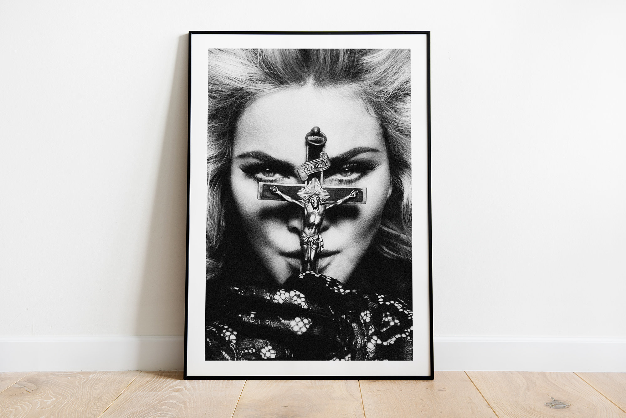 Vintage Madonna Poster INSTANT DOWNLOAD, Madonna Print, Black and White ...