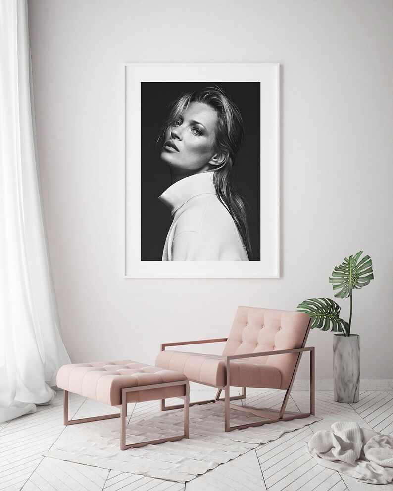 Kate Moss Fashion Photo Kate Moss Poster Print Digital - Etsy