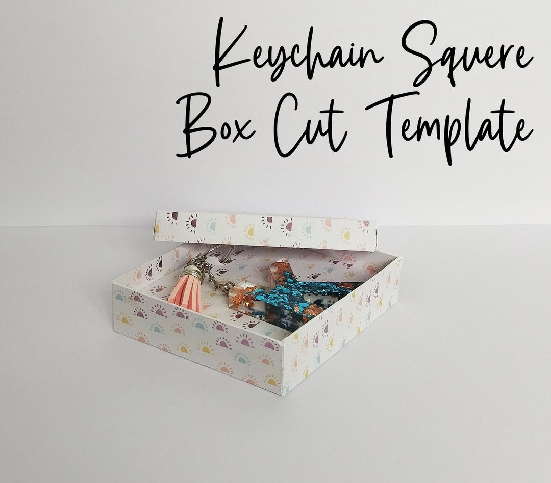 Keychain Box SVG, Keychain Display Card Svg, Keyring Display Card ...