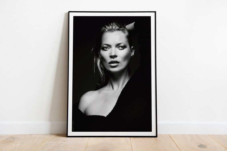 Kate Moss Fashion Photo Kate Moss Poster Print Digital - Etsy