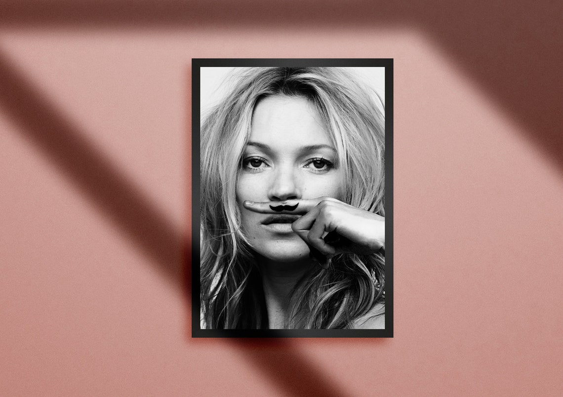 Kate Moss Fashion Photo, Kate Moss Poster Print, Digital Download ...
