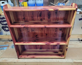 Red Cedar Bookcase - Etsy