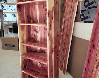 Red Cedar Bookcase - Etsy