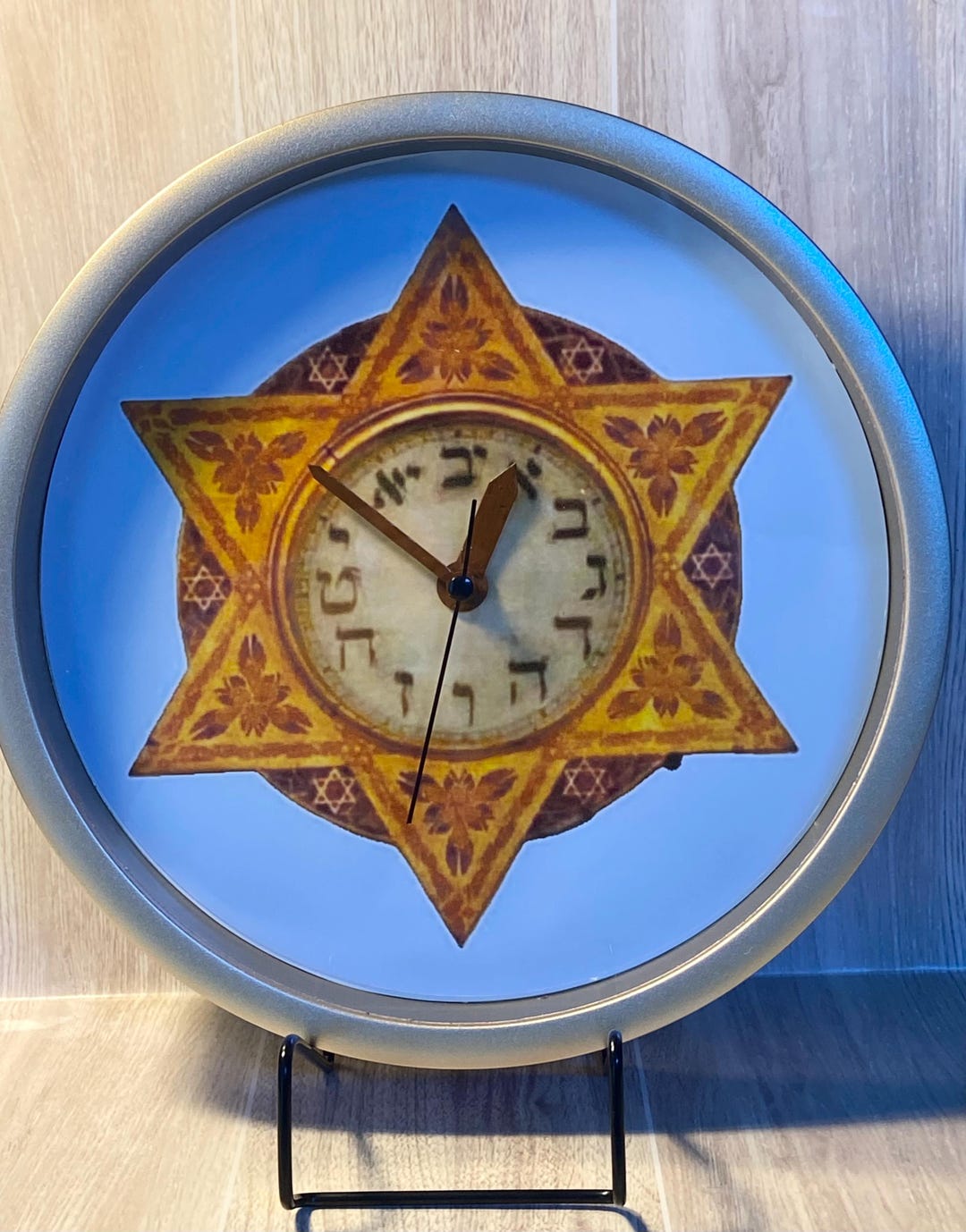 Hebrew Numbered Clock - Etsy