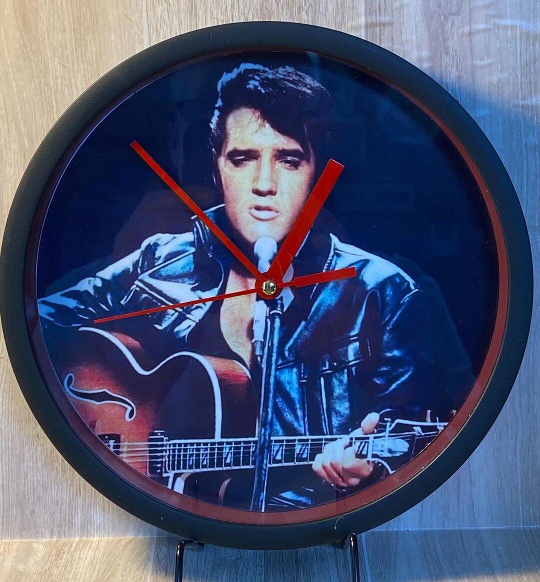 Limited Elvis 8" Wall Clock - Etsy