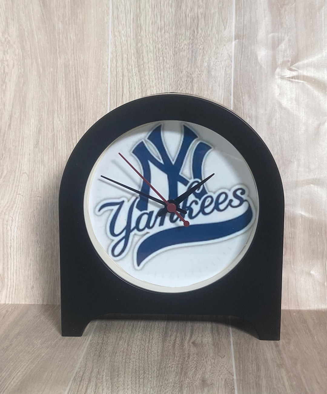 NY Yankees Desk Clock 6 Inch - Etsy