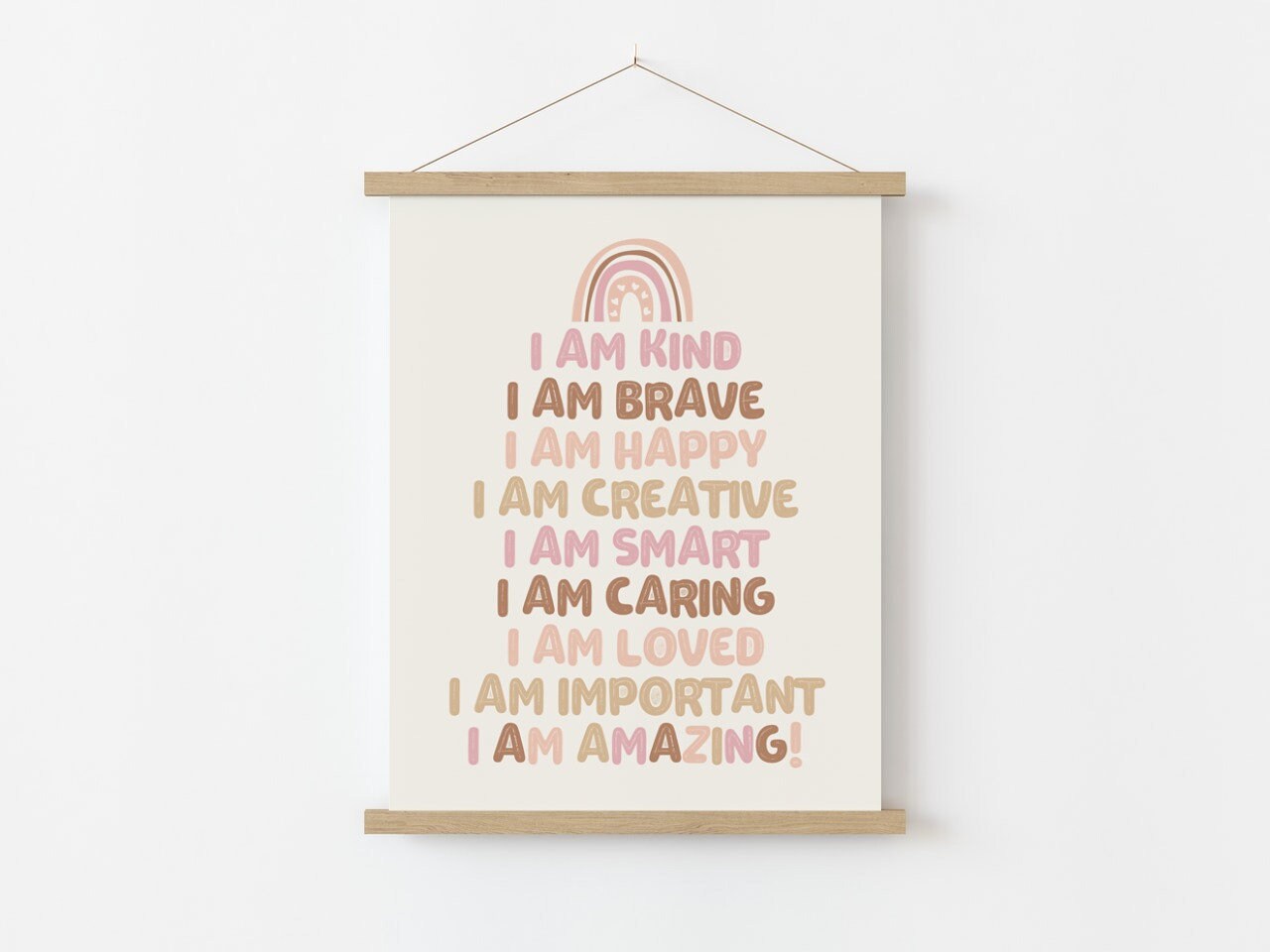 Affirmations for Kids, I Am Affirmations, Positive Art for Kids ...