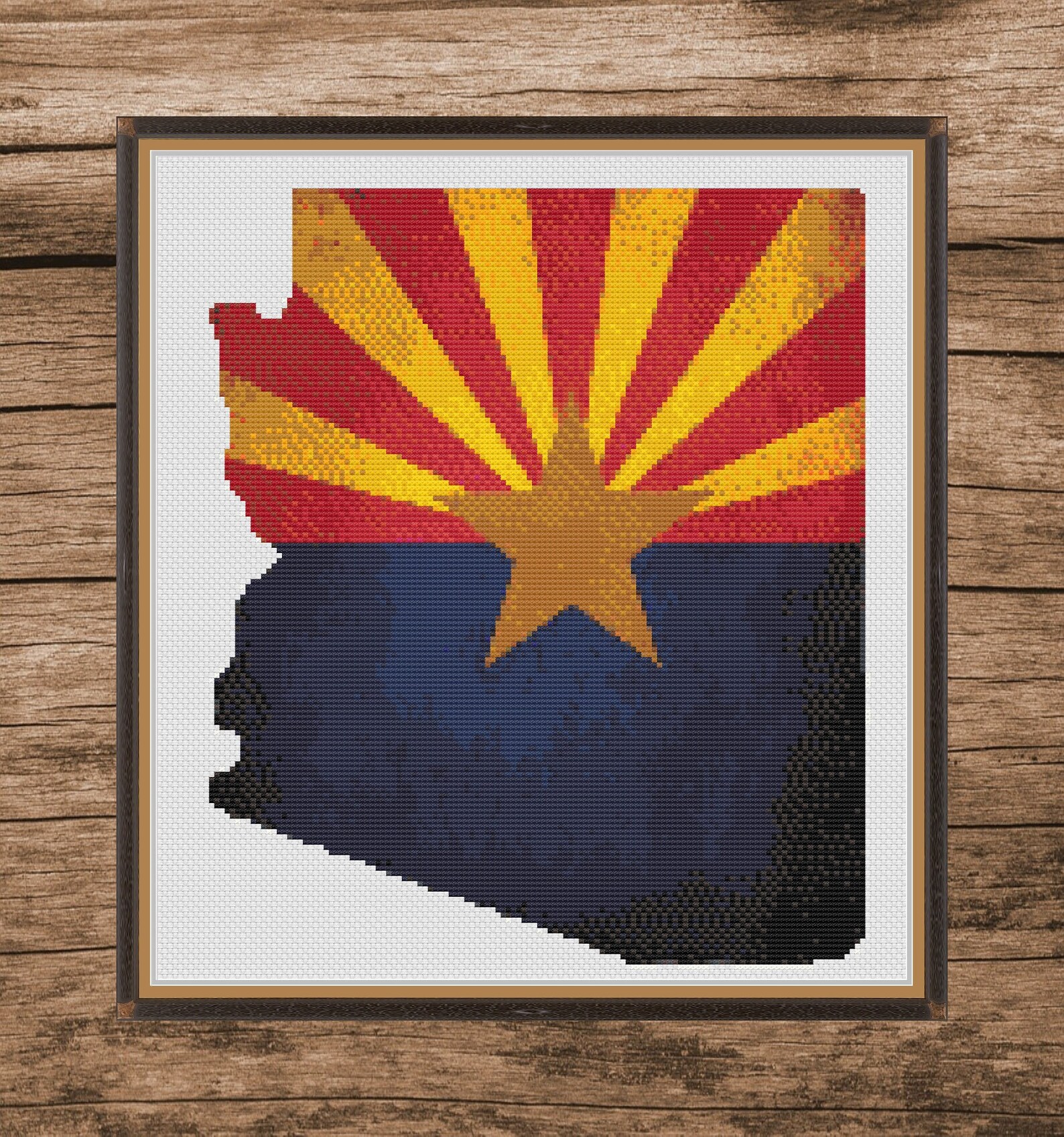 State Flag Cross Stitch - Etsy