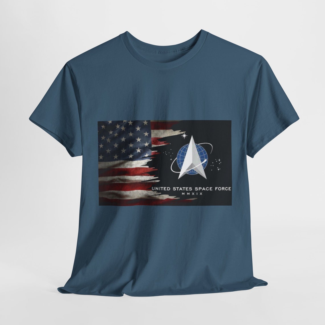 Space Force Military Pride Unisex Heavy Cotton Tee, American Flag ...
