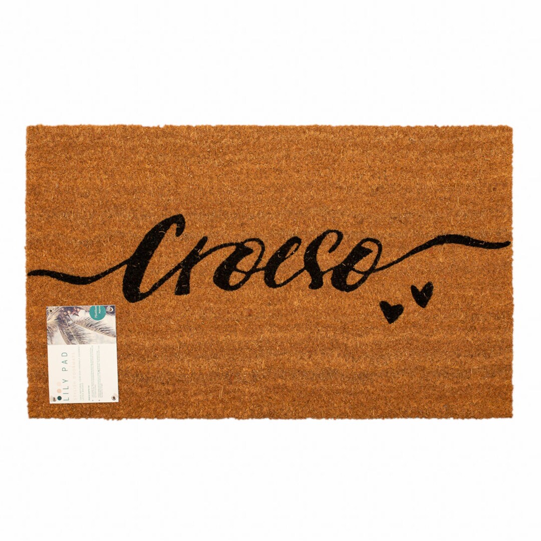 Welsh Coir Door Mat Doormat Croeso Doormat Welsh Gift Cymraeg Door Mat ...