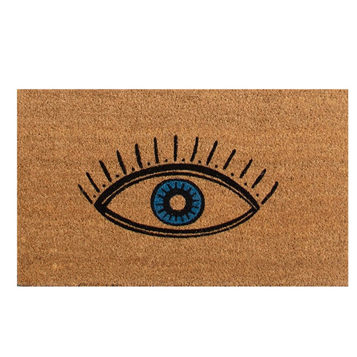 Evil eye Coir Doormat Evil Eye Door Mats House warming | Etsy